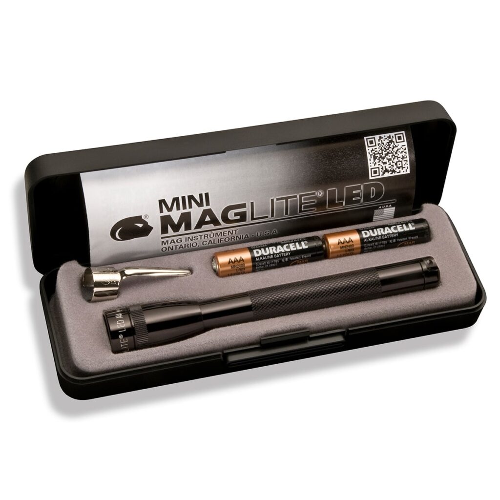 Mini Maglite LED AAA taskulamppu omallal logolla - Matin Sakki Oy